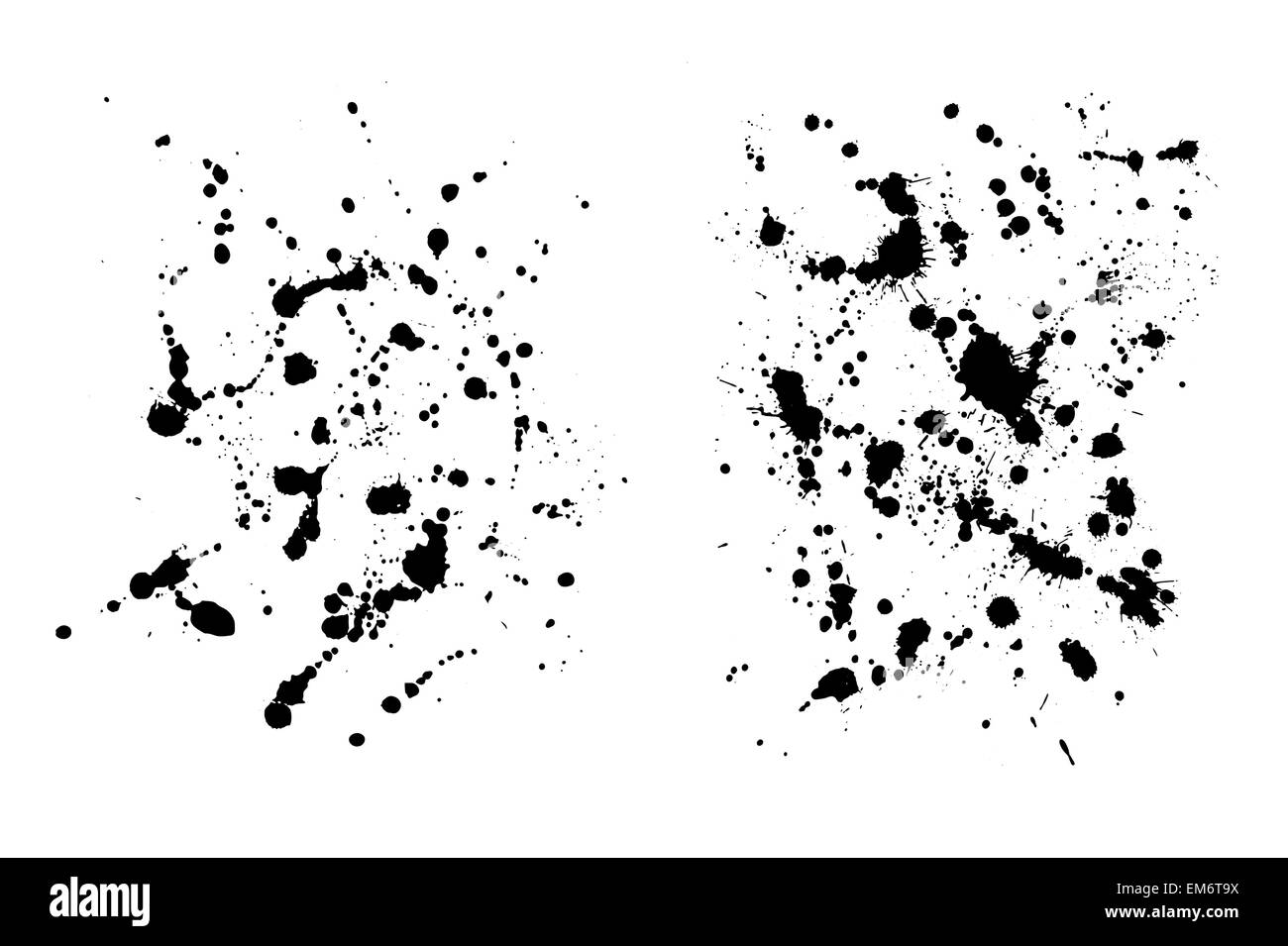Two grungy ink blob textures for your designs Stock Vector Image & Art ...