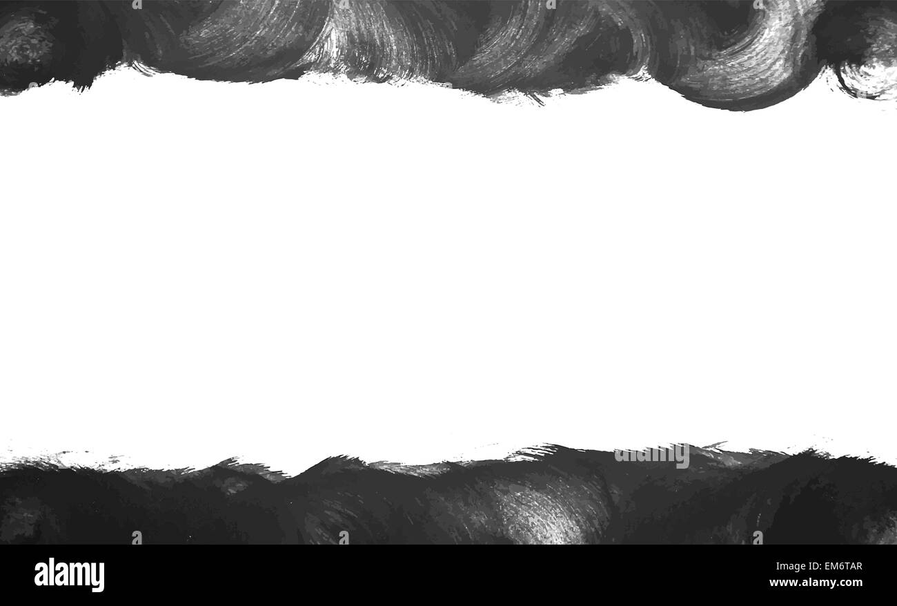 Black painted frame vector background Stock Vector Image & Art - Alamy