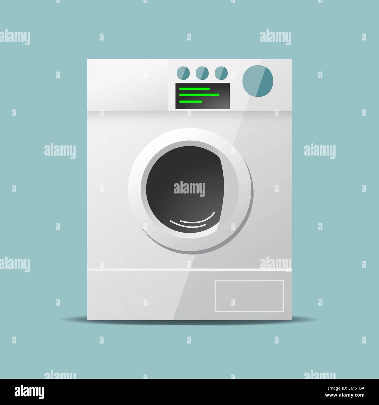 Washing machine flat vector design Stock Vector Image & Art - Alamy