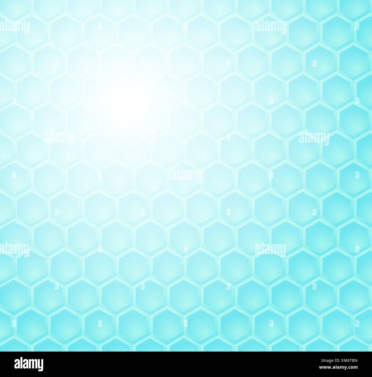 Seamless abstract blue hexagon pattern (vector Stock Vector Image & Art ...