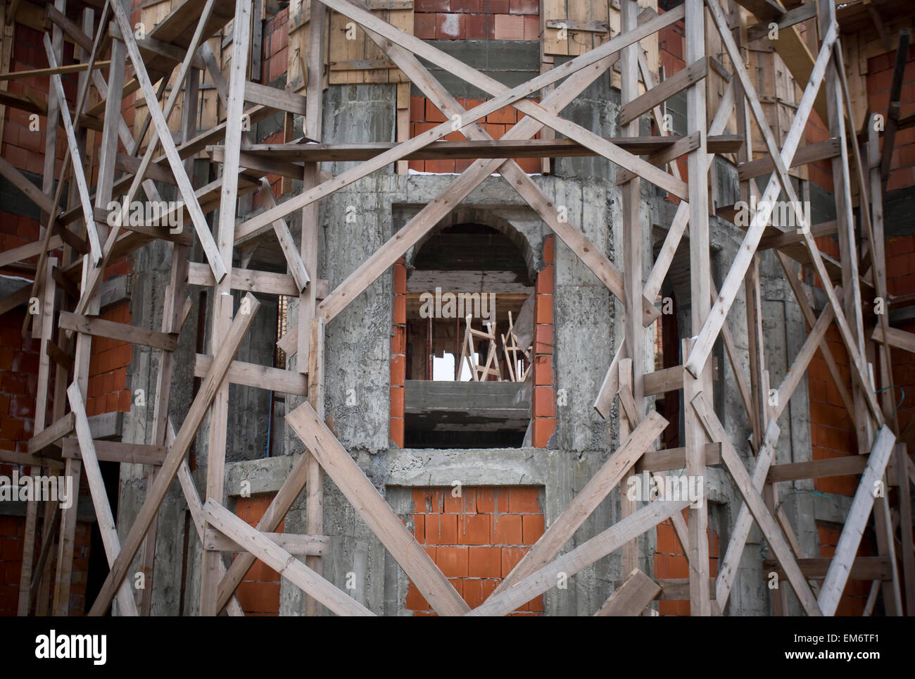 Construction of a new Orthodox church at the Casian monastery in ...