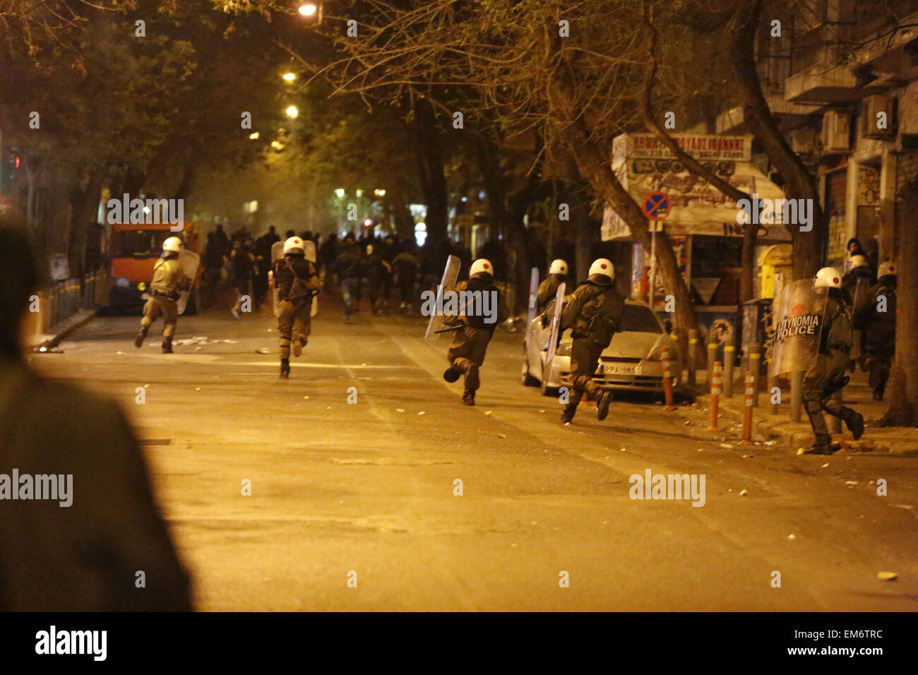 University of athens greece protest hi-res stock photography and images ...