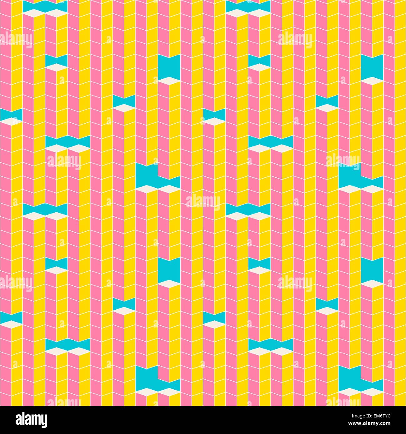 Abstract shapes pixel style Stock Vector Images - Alamy