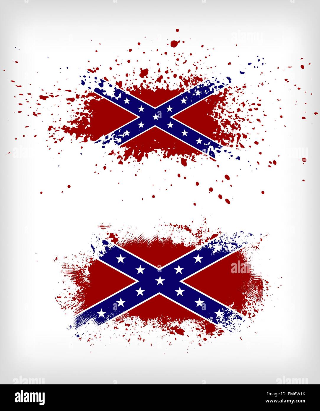 Grunge confederate flags vector set Stock Vector Image & Art - Alamy