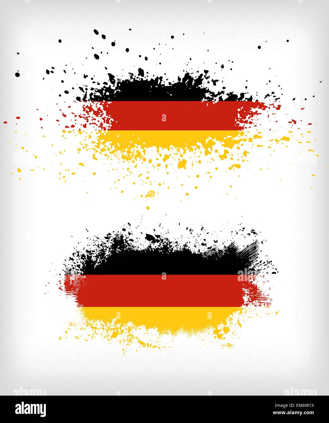 Grunge german ink splattered flag vectors Stock Vector Image & Art - Alamy