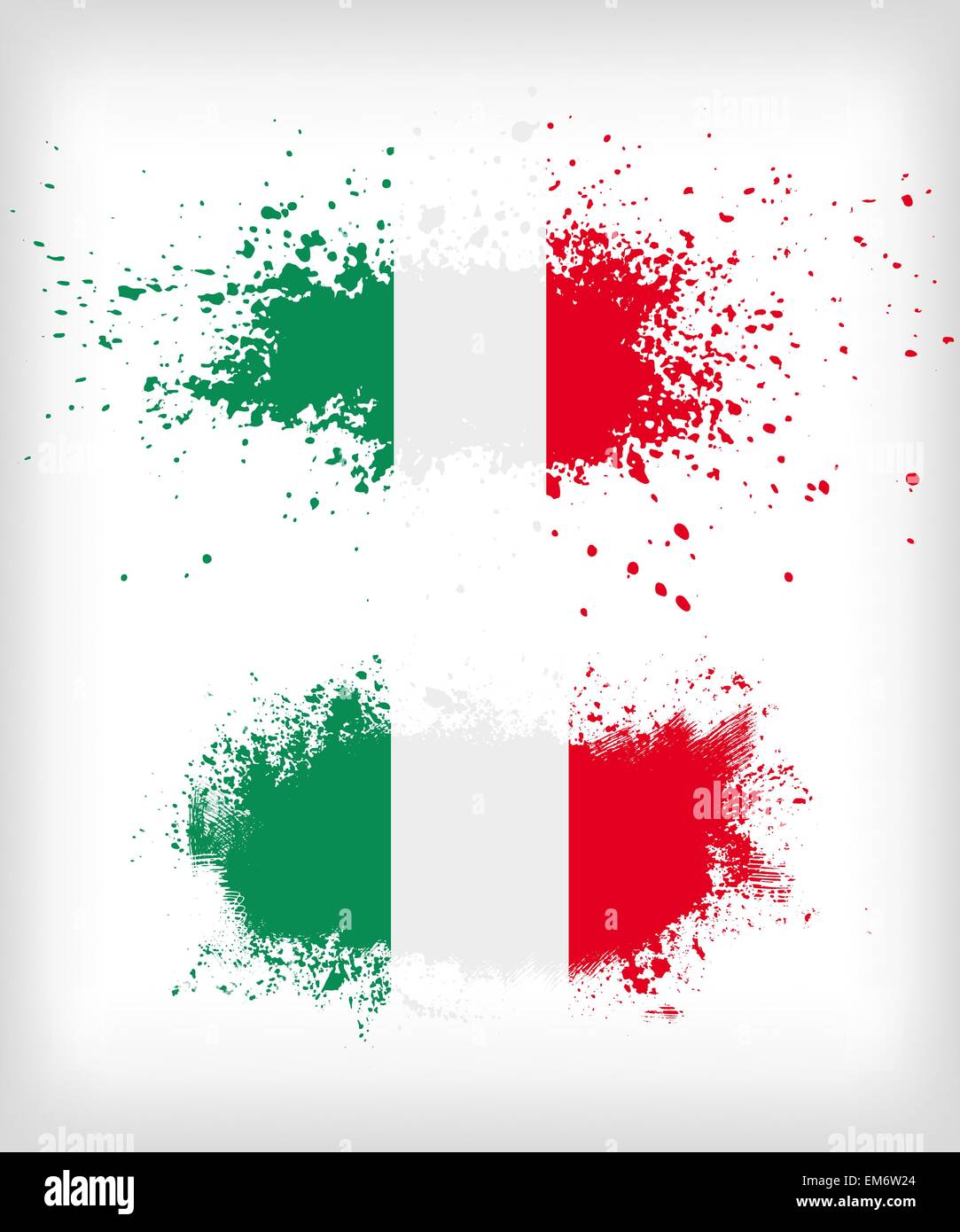 Faded italian flag Stock Vector Images - Alamy
