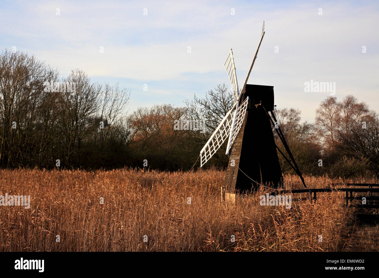 RS 4933. Wicken Fen, Windmill, Ely, Cambridgeshire, England Stock Photo ...