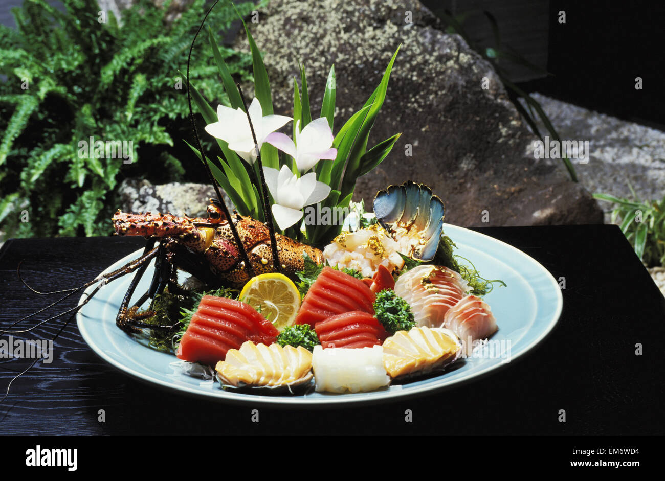 Hawaii, Kyo-Ya Restaurant, Japanese Food: Assorted Sashimi And Seafood ...