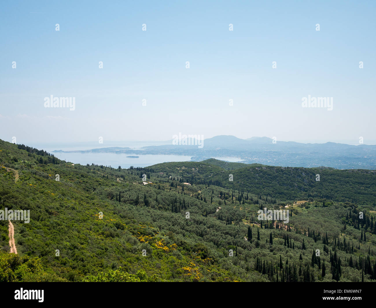 Geography travel greece island corfu hi-res stock photography and ...