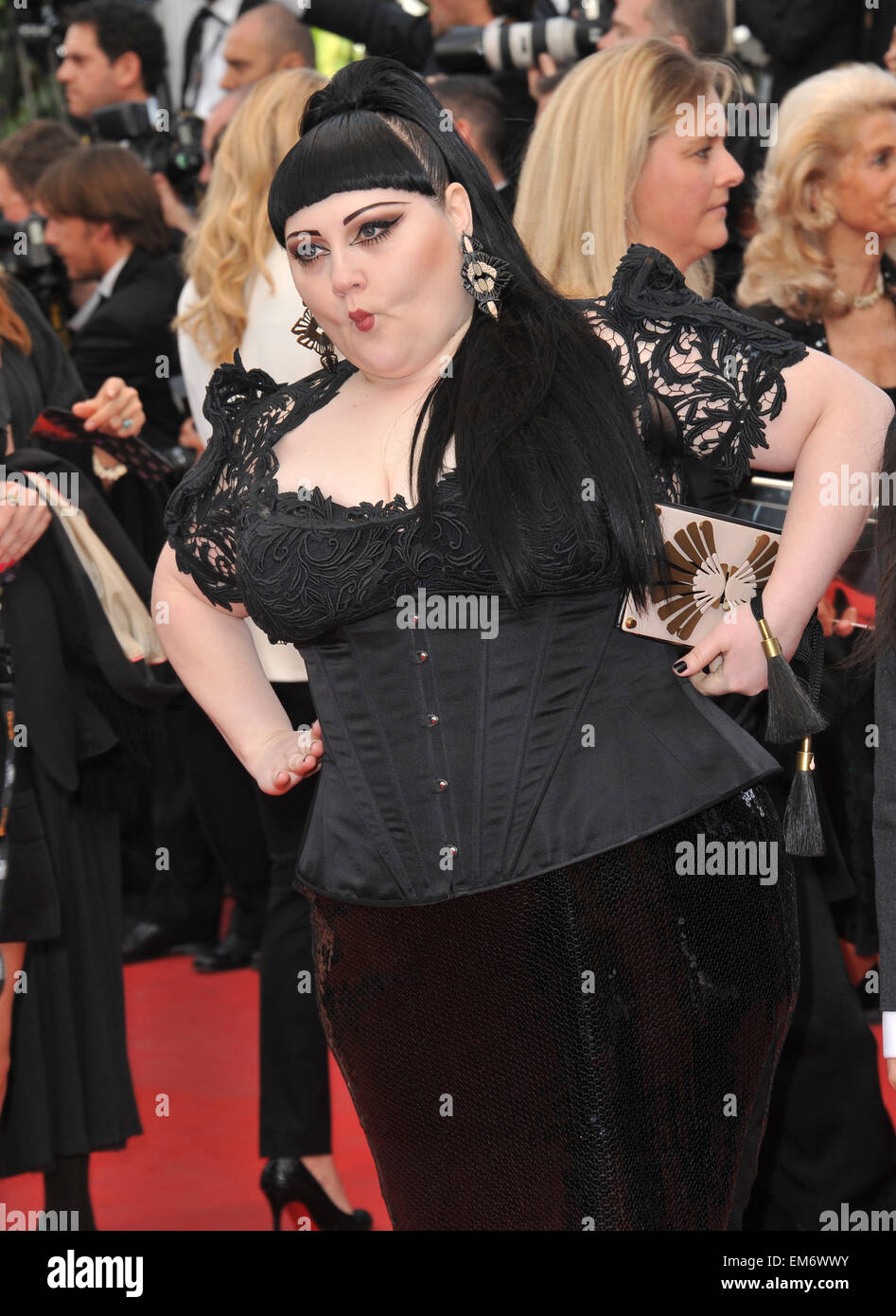 CANNES, FRANCE - MAY 17, 2012: Beth Ditto at the premiere of "Rust ...