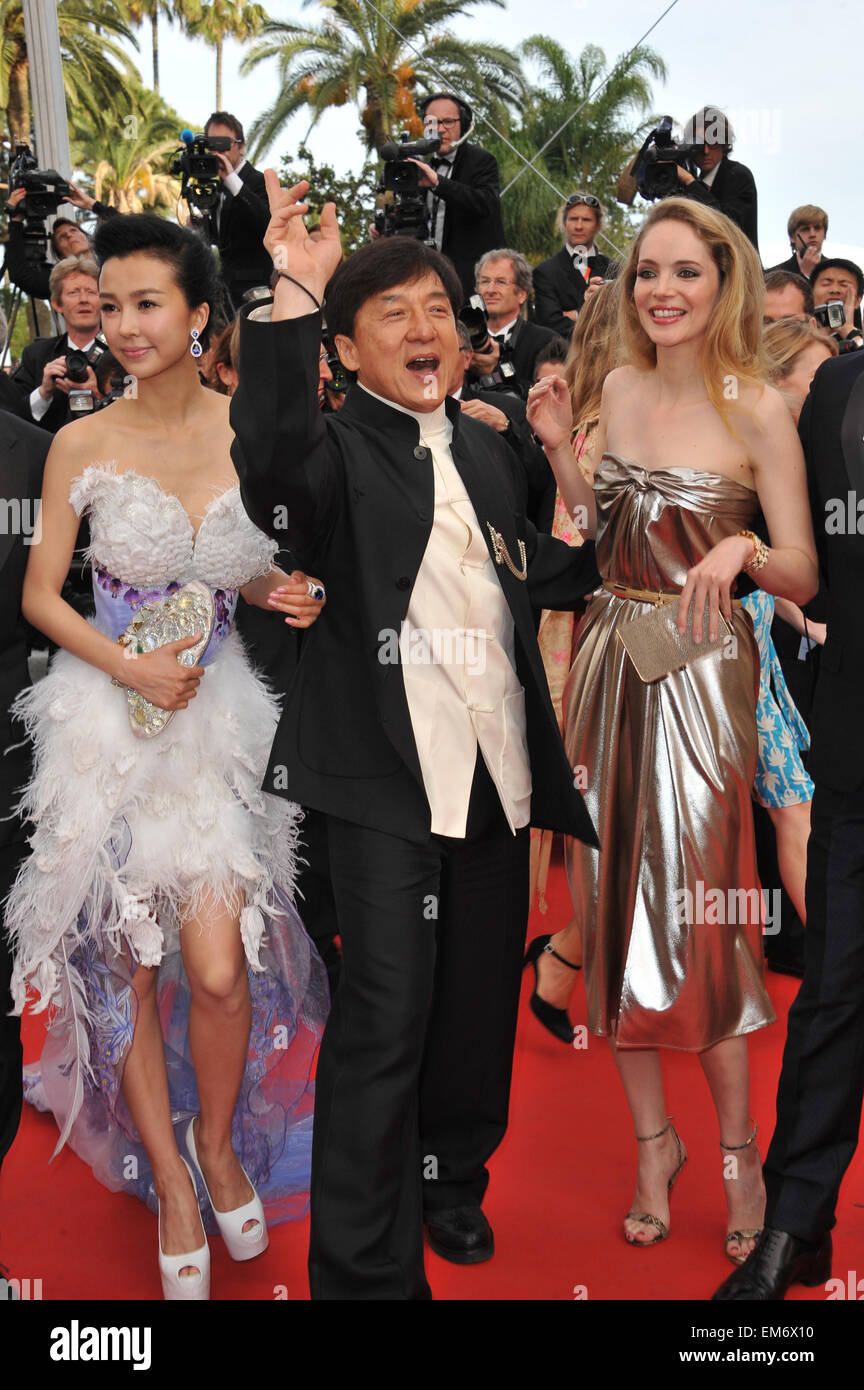 CANNES, FRANCE - MAY 17, 2012: Jackie Chan at the premiere of "Rust ...