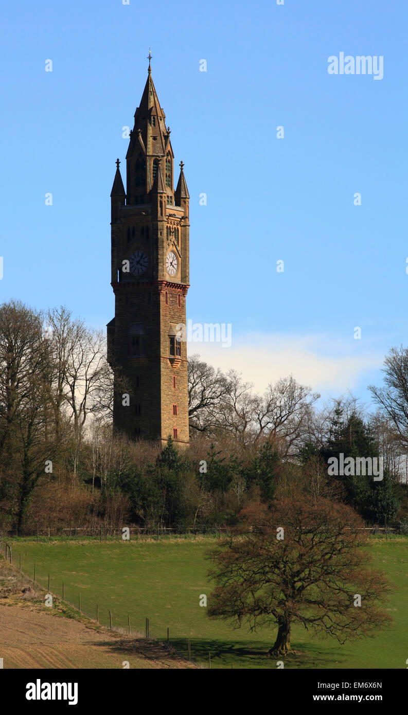 Abberley Clock Tower, Abberley, Worcestershire, England, Europe Stock ...