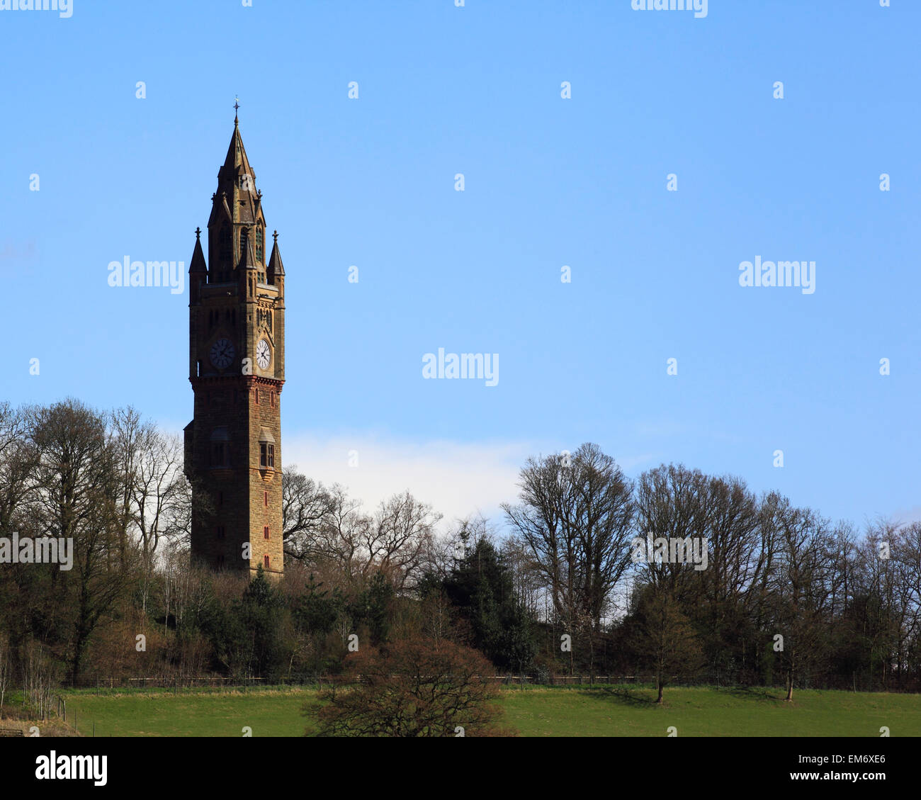 Abberley Clock Tower, Abberley, Worcestershire, England, Europe Stock ...