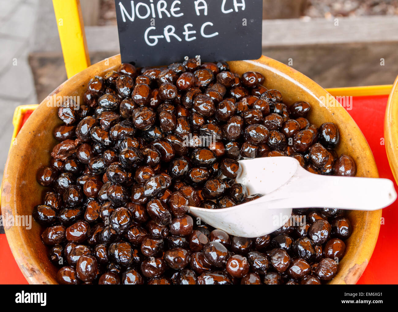Mediterranean greek olives hi-res stock photography and images - Alamy