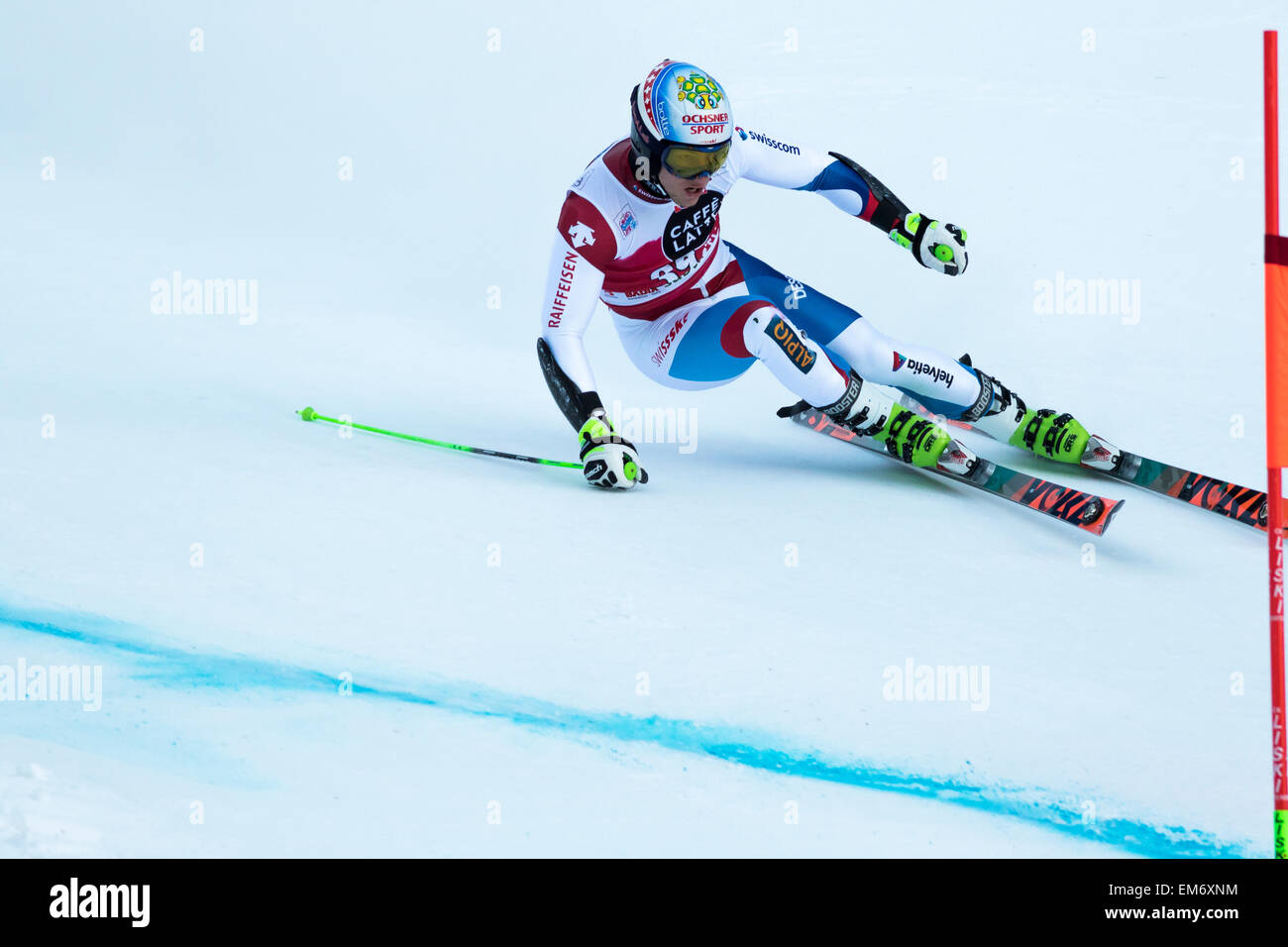 Val Badia, Italy 21 December 2014. MURISIER Justin (Sui) competing in ...