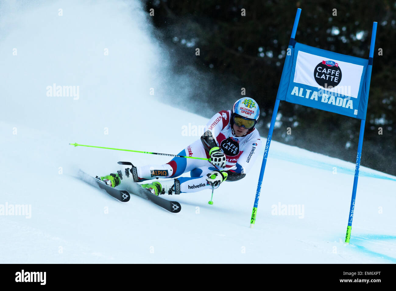 Val Badia, Italy 21 December 2014. MURISIER Justin (Sui) competing in ...