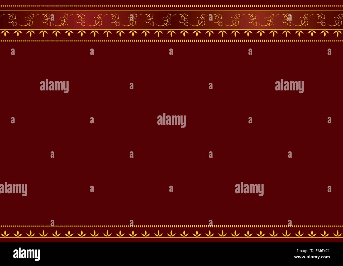 frame for text. Red and gold. Vector background Stock Vector Image ...