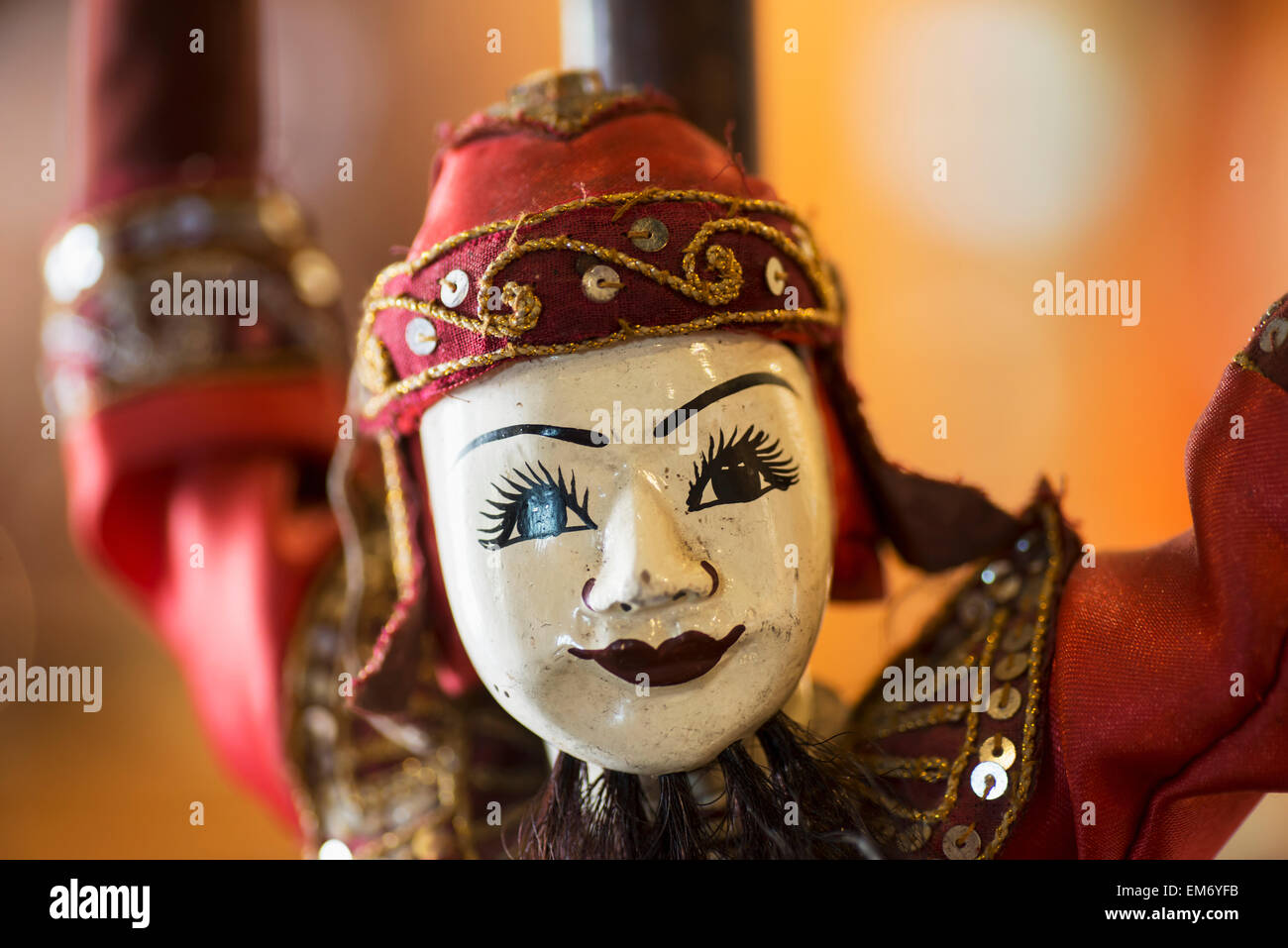 String puppet; Yangon, Myanmar Stock Photo - Alamy