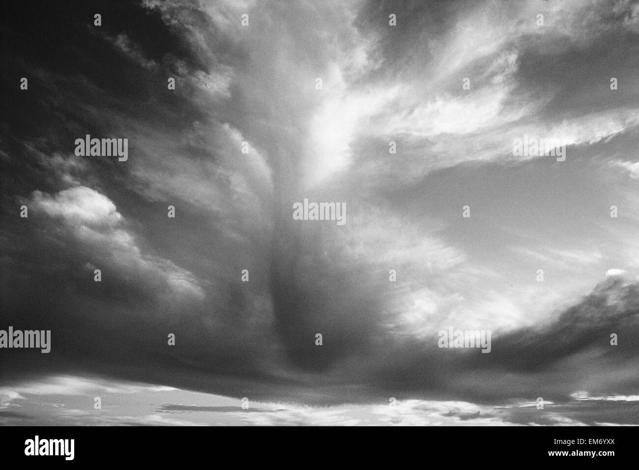 Sunshine blue skies over Black and White Stock Photos & Images - Alamy