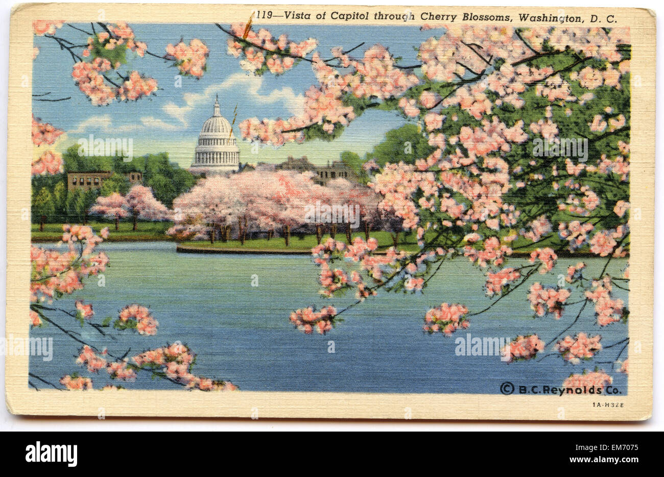Vintage washington dc post card hi-res stock photography and images - Alamy