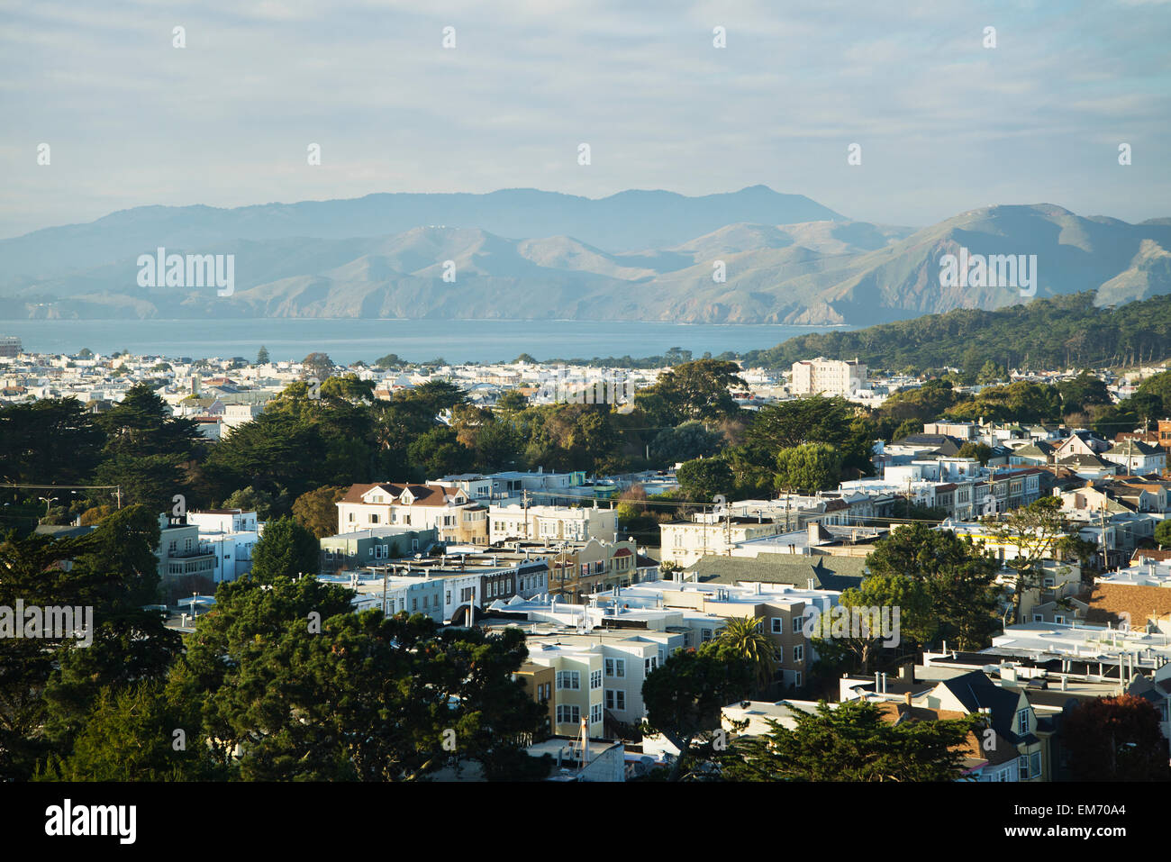 View of San Francisco from Hamon Tower; San Francisco, California ...
