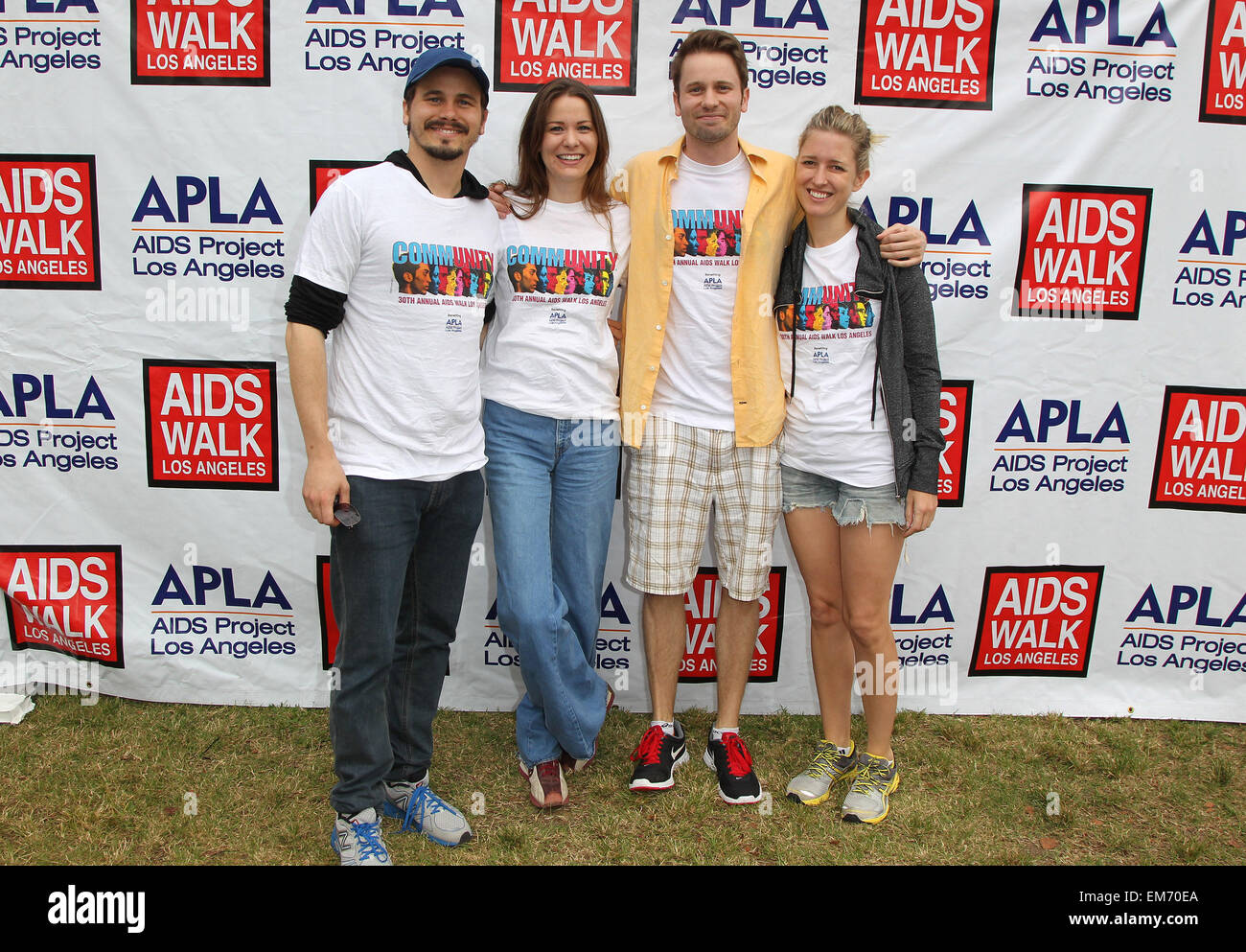 30th annual AIDS Walk Los Angeles Featuring: Jason Ritter,Carly Ritter ...