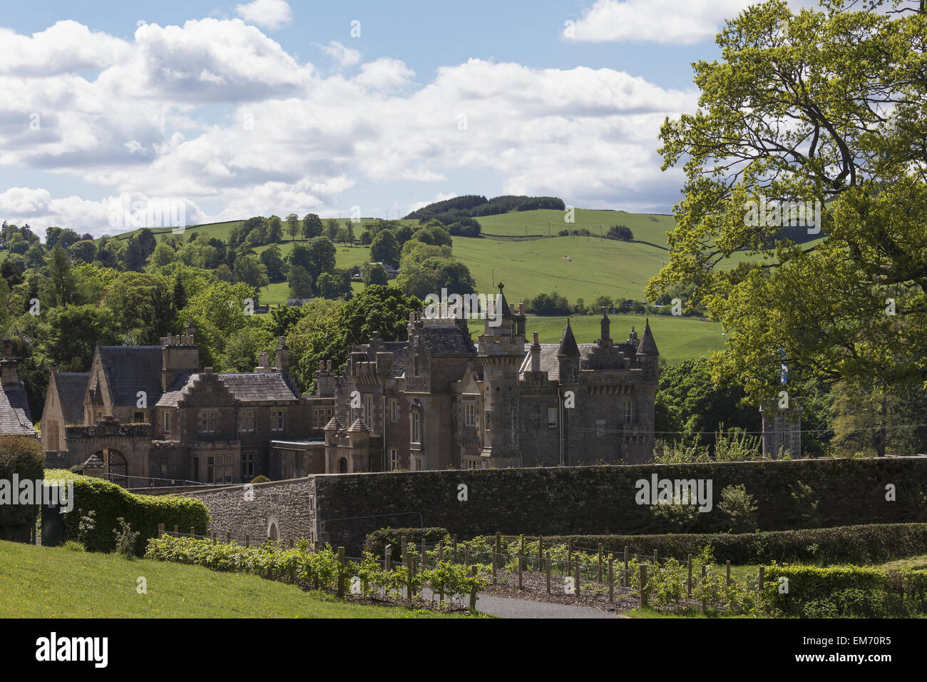 Abbotsford House; Melrose, Scottish Borders, Scotland Stock Photo - Alamy