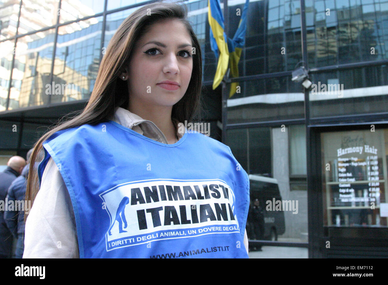 Naples, Italy. 16th Apr, 2015. Presidio Ukrainian Consulate for Andrea ...