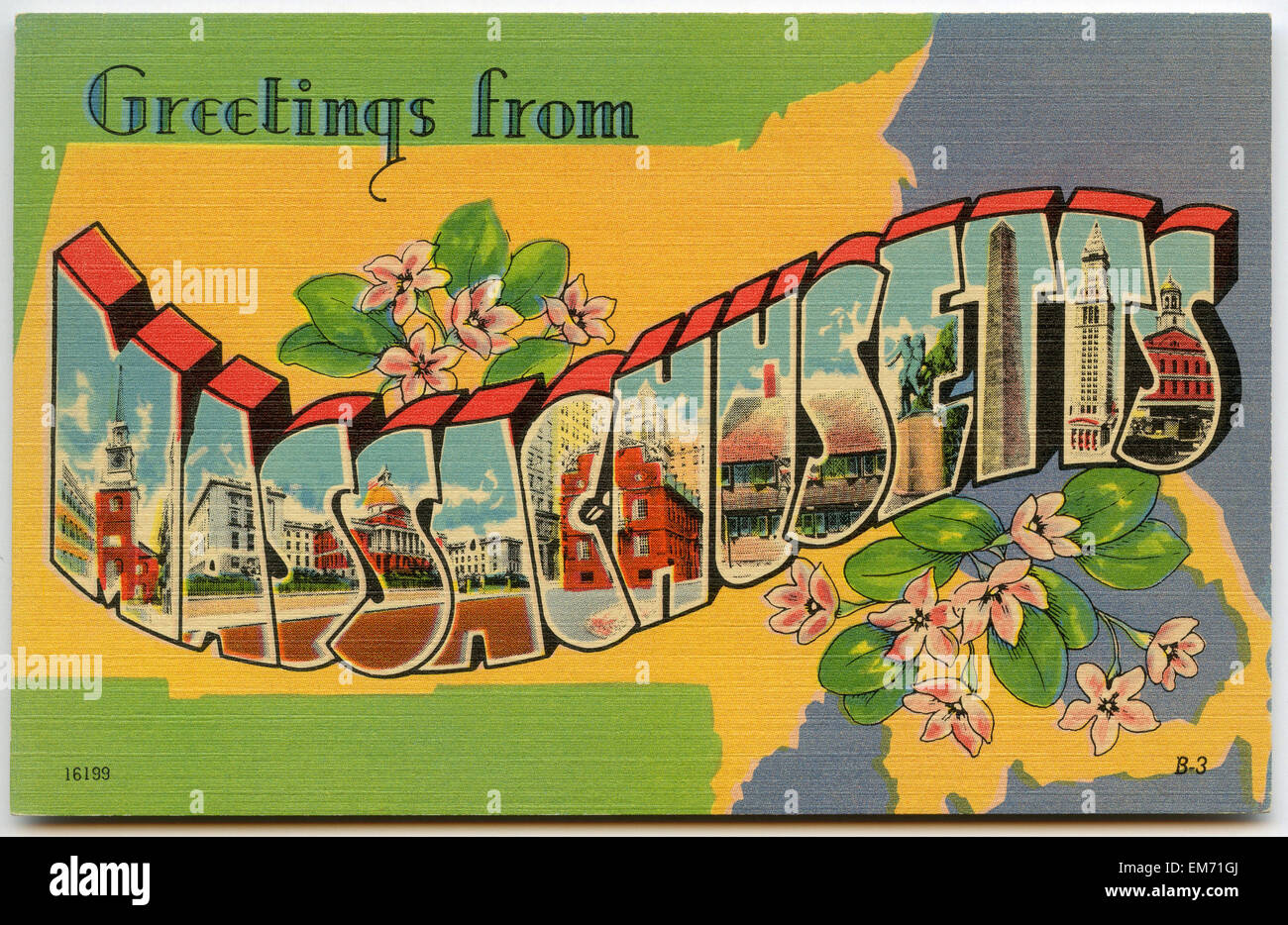 Vintage us postcard hi-res stock photography and images - Alamy