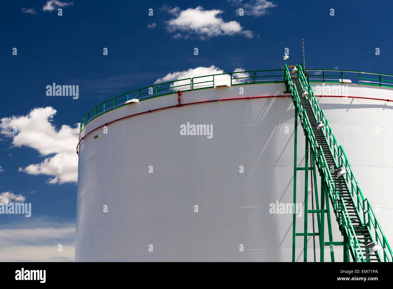 Steps up storage tank hi-res stock photography and images - Alamy