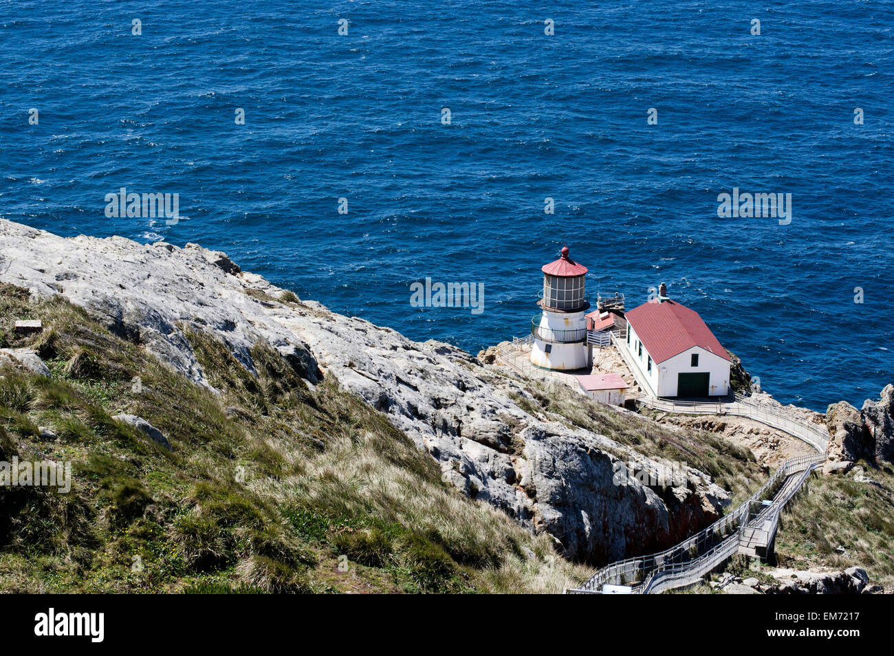 Lighthouse at Point Reyes National Seashore Stock Photo - Alamy