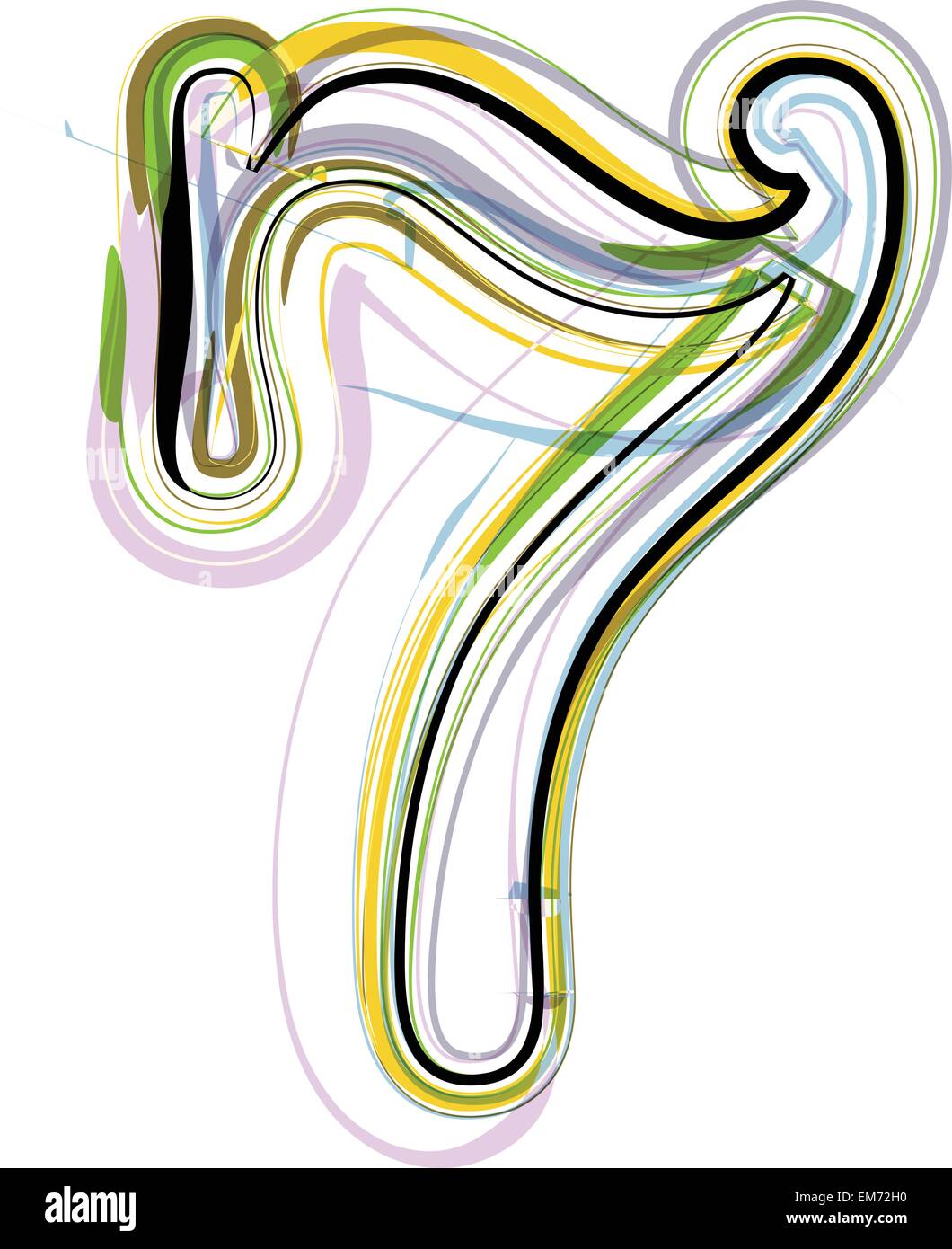 Seven branches Stock Vector Images - Alamy