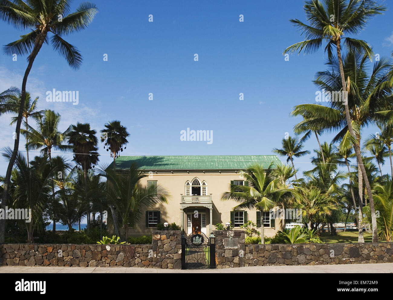 Hulihee palace in kailua kona hi-res stock photography and images - Alamy
