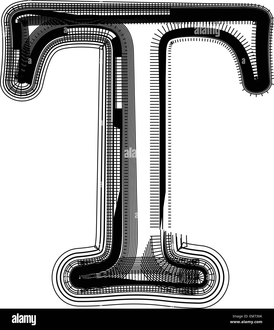 Letter t lowercase Black and White Stock Photos & Images - Alamy