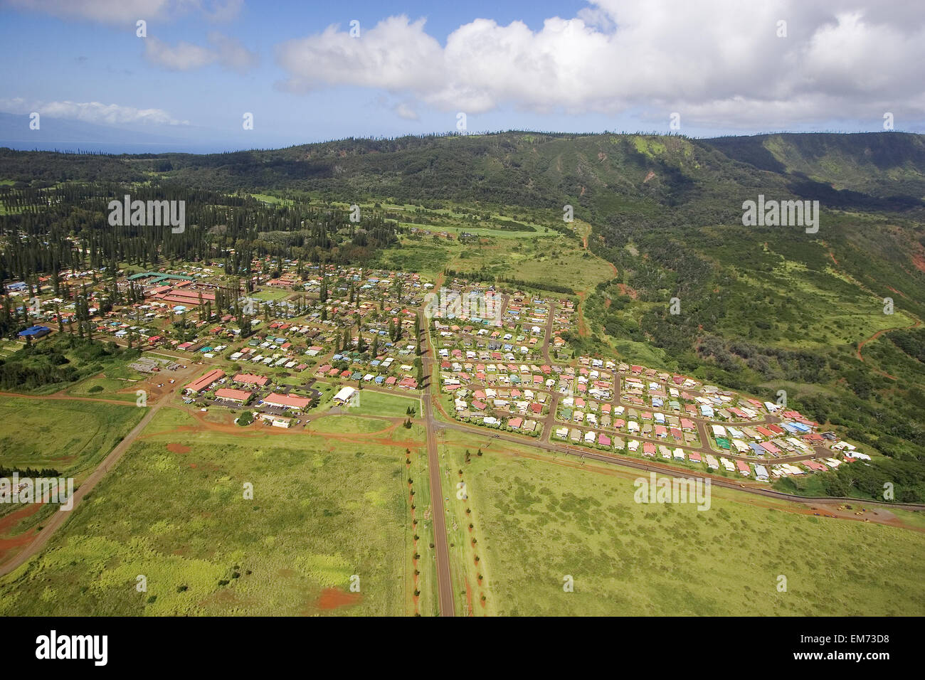 Lanai aerial hi-res stock photography and images - Alamy
