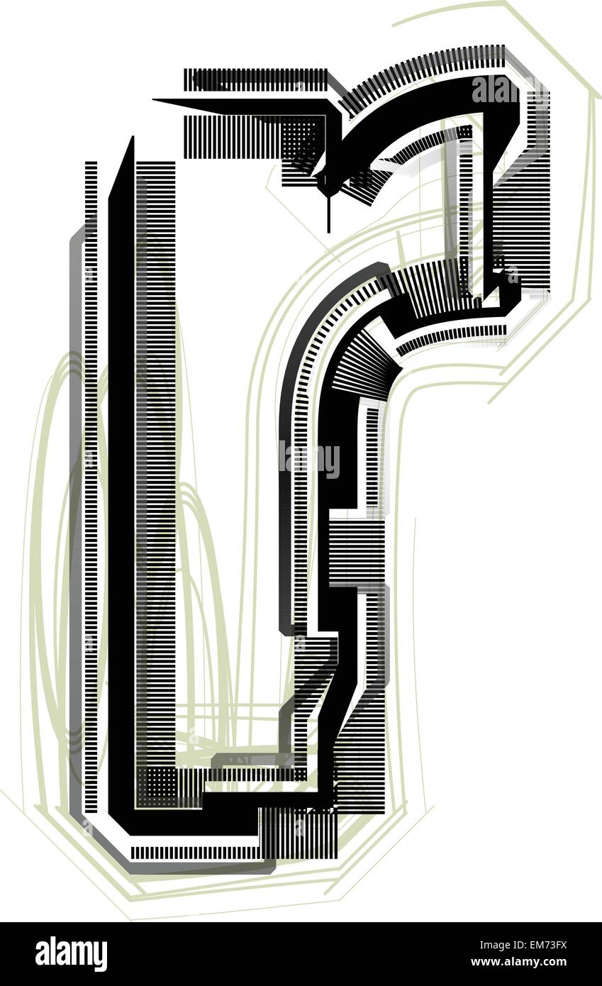 Capital r calligraphy illustration Stock Vector Images - Alamy