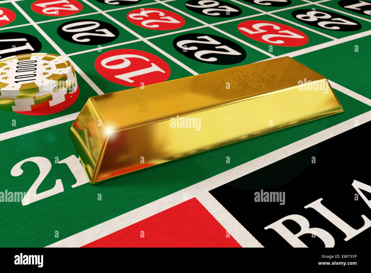 Roulette table layout hi-res stock photography and images - Alamy
