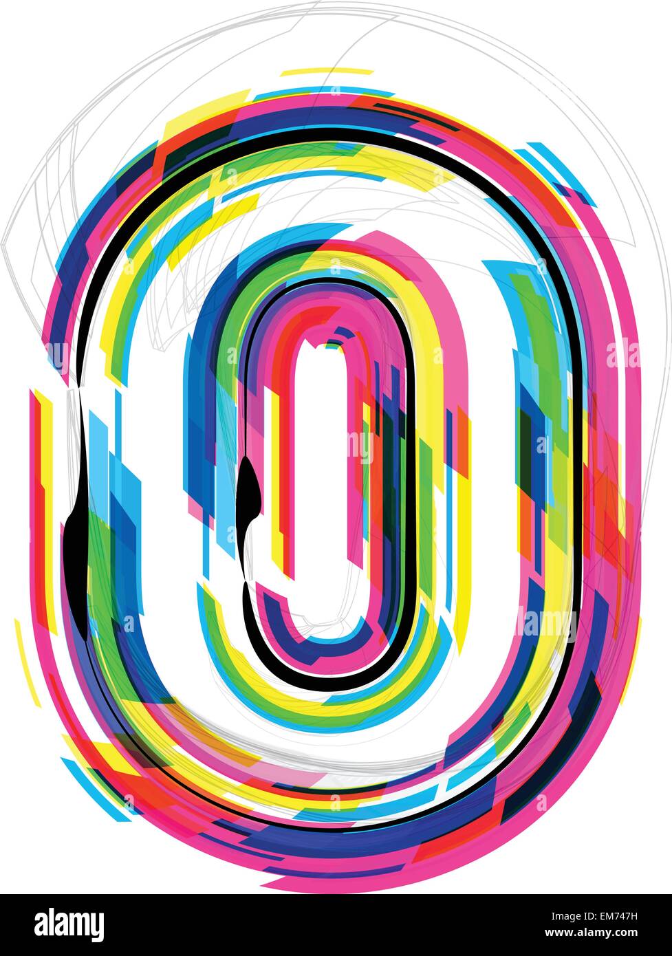 Zero 0 silhouette Stock Vector Images - Alamy