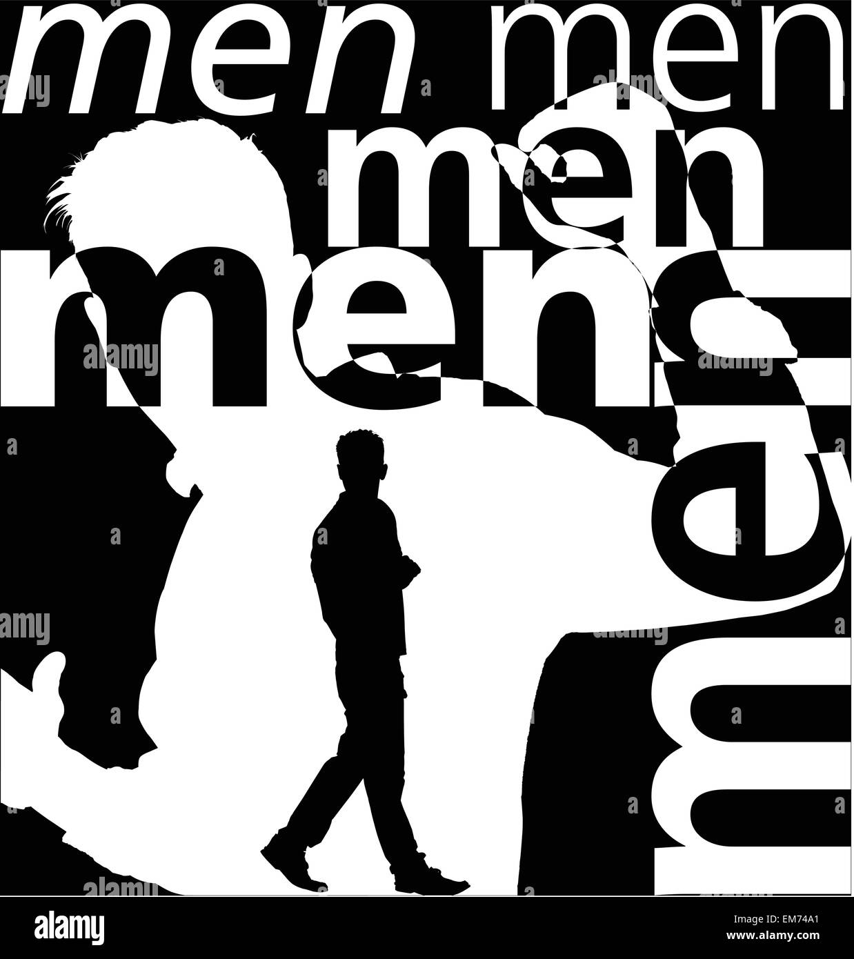 Men. Vector illustration Stock Vector Image & Art - Alamy