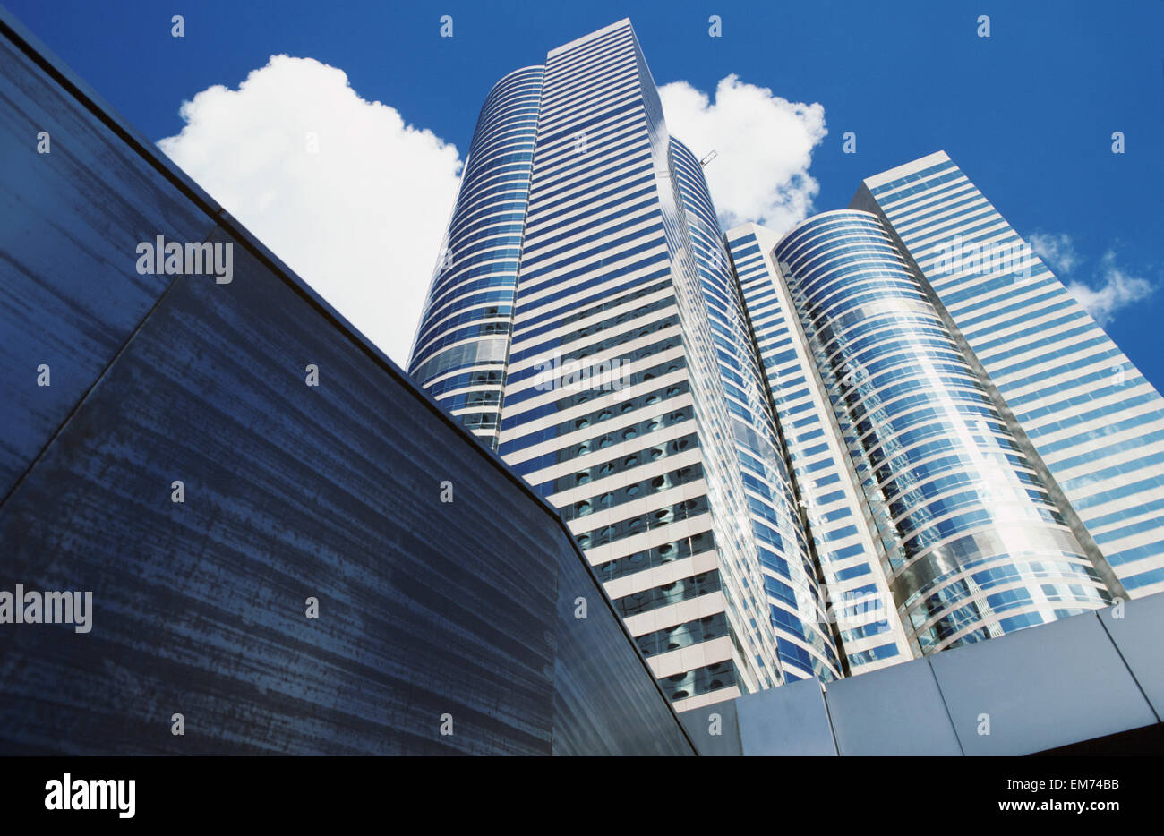 China, Hong Kong, Buildings in Exchange Square; Central District Stock ...
