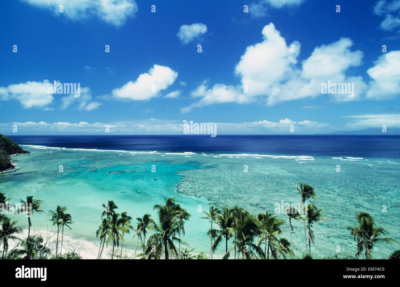 Fiji, Coastal scenic view; Wakaya Island Stock Photo - Alamy