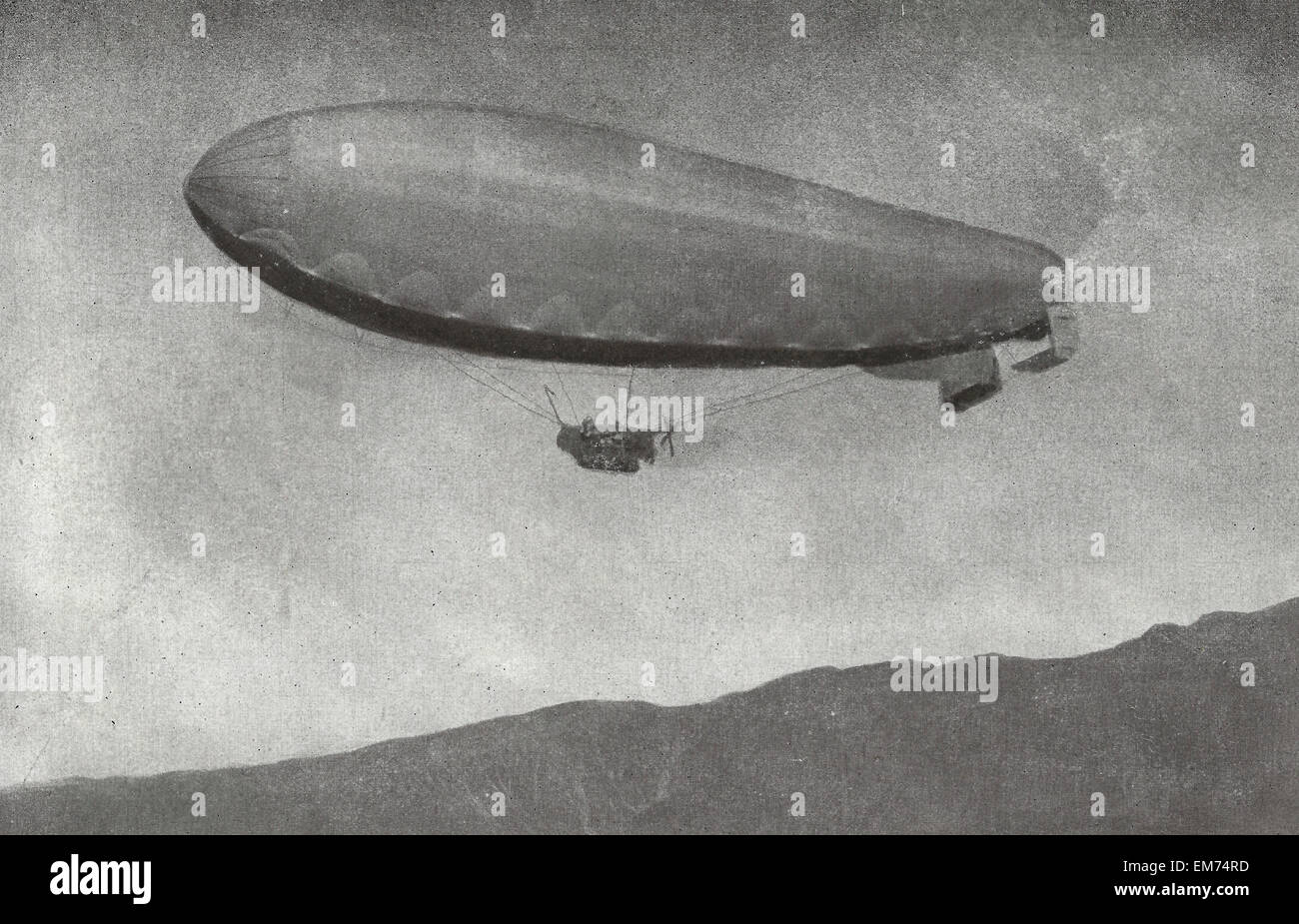 An Observation Balloon during World War I Stock Photo - Alamy