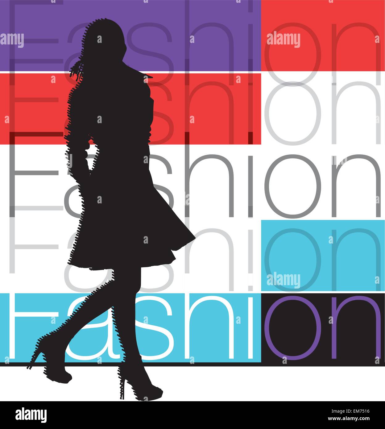 Fashion Woman. Vector illustration Stock Vector Image & Art - Alamy