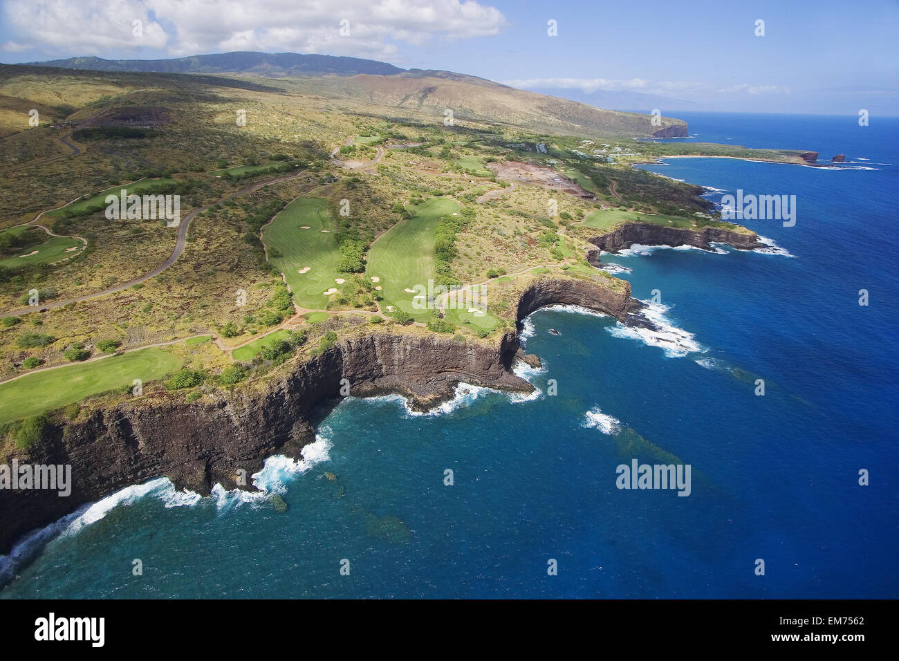 Lanai, hawaii aerial hi-res stock photography and images - Alamy