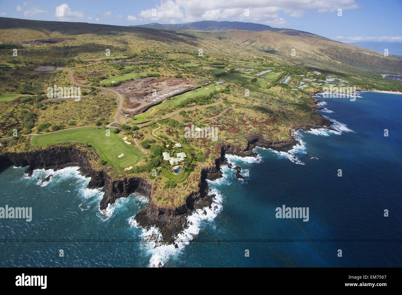Lanai aerial hi-res stock photography and images - Alamy