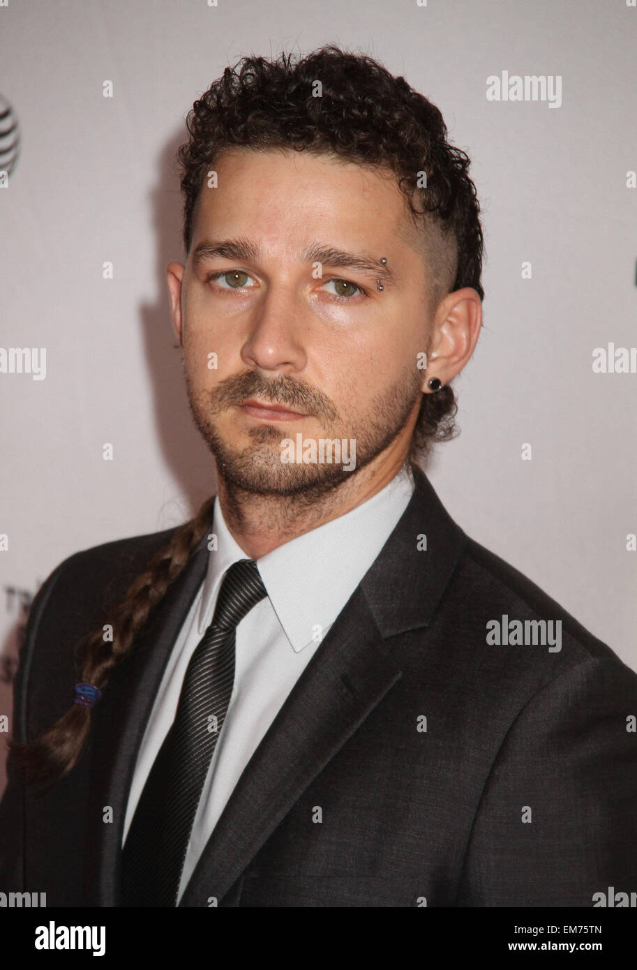 New York, New York, USA. 16th Apr, 2015. Actor/producer SHIA LABEOUF ...