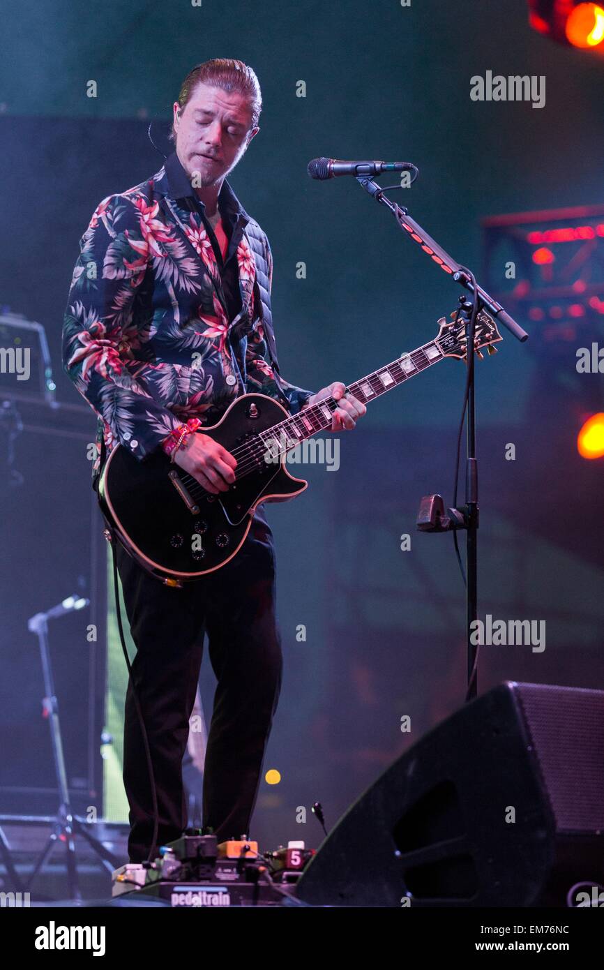 April 10, 2015 - Indio, California, U.S - Musician PAUL BANKS of band ...
