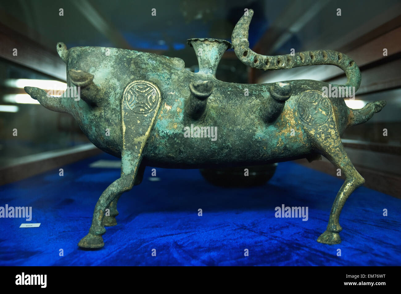 Greco Bactrian Figurine On Display At The National Museum Of ...