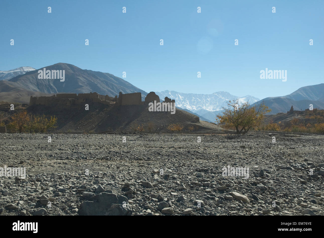 Mud Fort In The Siagerd Valley, Parwan Province, Afghanistan Stock ...