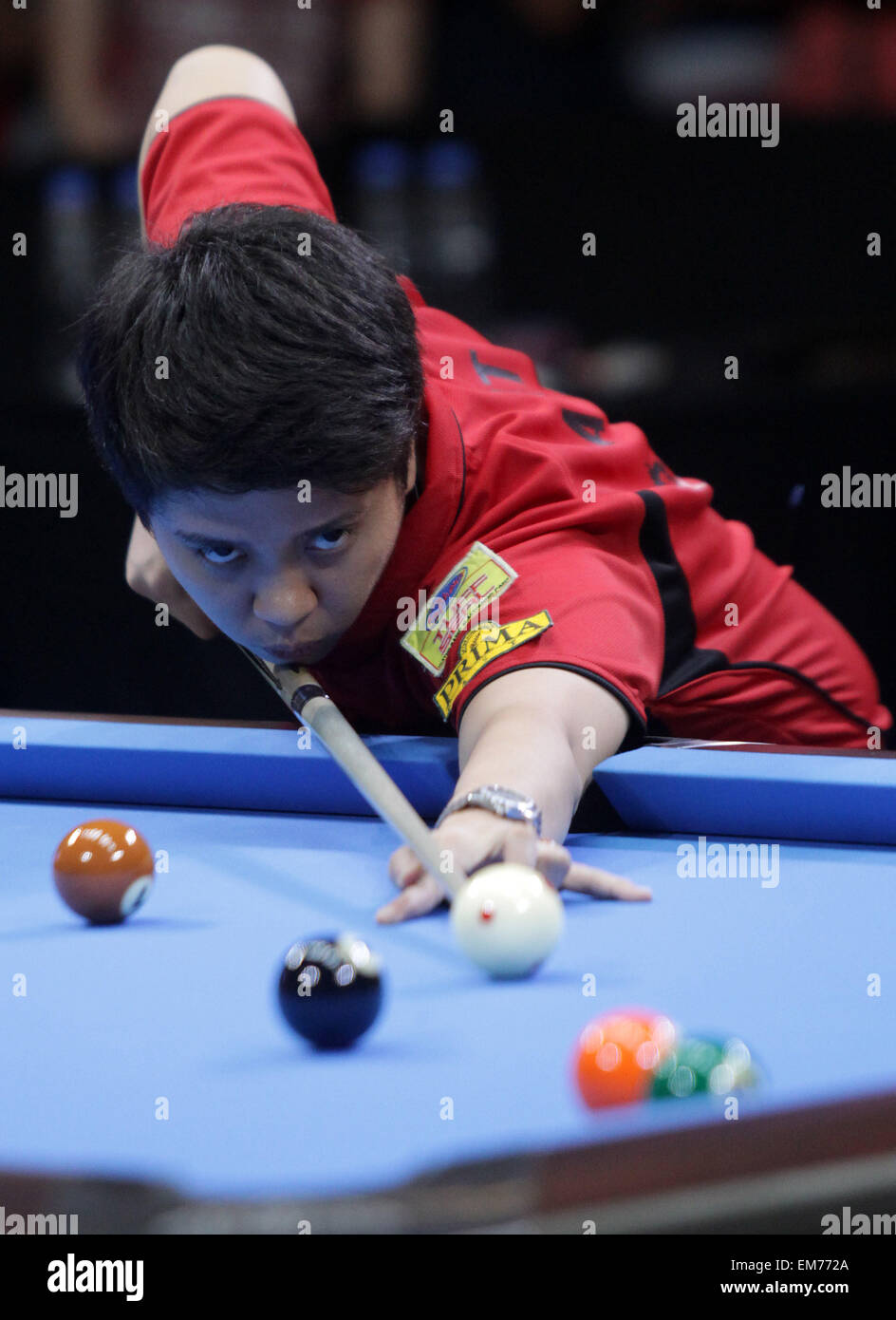 Pasay City, Philippines. 16th Apr, 2015. The Philippines' Rubilen Amit ...